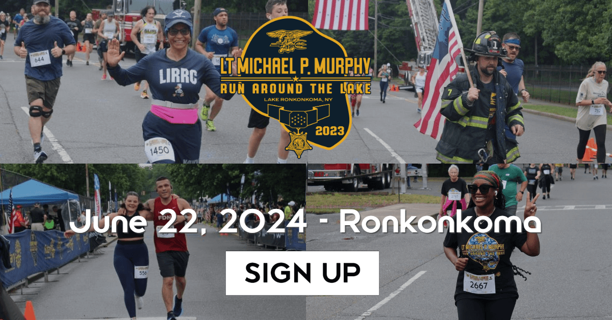 Navy SEAL LT Michael P Murphy Run Around the Lake 4M Half Marathon 2024 ...
